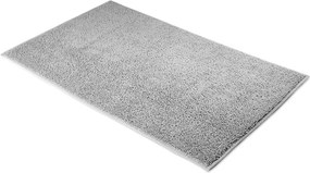 Koupelnový kobereček Twist 60 x 100 cm stříbrný
