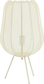 Krémová stolní lampa (výška 60 cm) Plumeria – Light &amp; Living