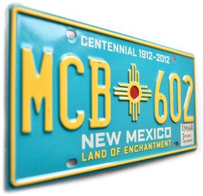 Americká SPZ New Mexico Blue MCB 602