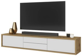 TV stolek Fiora 39 (dub artisan + bílá). 1066462