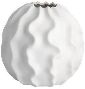 Storefactory Porcelánová váza MALMBÄCK White 22 cm, bílá barva, porcelán