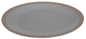 Kameninový talíř Clay, (fi) 26,5 cm, šedý