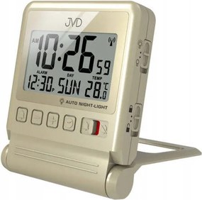 Hodiny Cestovní Budík S Klapkou Jvd RB9391.3. Podsvícení Teploměr