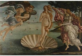 DIMEX | Vliesové fototapety na zeď Zrození Venuše Od Sandra Botticelliho MS-5-0249 | 375 x 250 cm| vícebarevná