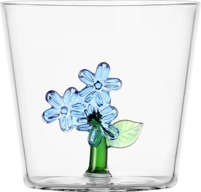 Ichendorf Milano designové sklenice na vodu Botanica Tumbler Light Blue Flower
