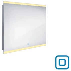 Nimco zrcadlo LED senzor 900 x 700 Model 12000 hliníkový rám ZP 12019V