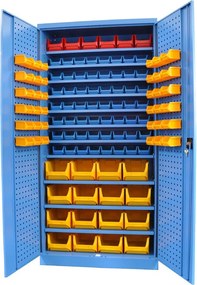 KOVOS Dílenská skříň Kovos s plastovými boxy SPZ_11_0002_C_VAR_5