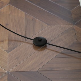 HOMCOM Stojací lampa elegantní stojací lampa se 3 policemi E27 do 40W pro obývací pokoj a ložnici E1 MDF akryl bílá 26x26x160cm