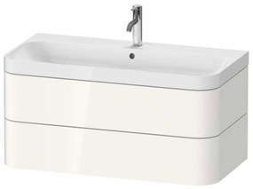 Duravit Happy D.2 Plus - Skříňka s umyvadlem 48x98x49 cm, 2 zásuvky, bílá vysoký lesk HP4348O2222