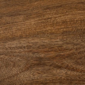 Konferenční stolek z mramoru a dřeva, Ø 35,5 cm