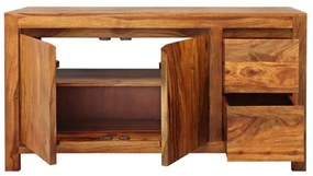 Indický nábytek - Skříňka pod umyvadlo Gani 130x70x45 z indického masivu palisandr Natural