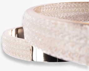 Toolight Toolight, LED krystalové stropní svítidlo s dálkovým ovládáním 42W, G003-C, zlatá lesklá, OSW-09744