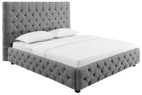 Massive home | Postel PARIS CHESTERFIELD 180x200cm - šedá
