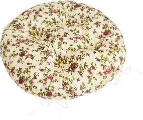 Bellatex Sedák Adéla prošívaný kulatý Růžová 40 cm, (průměr)