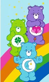 Carbotex Dětský ručník Medvídci Care Bears 30x50 cm