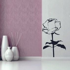Samolepka na zeď - Růže (74x120 cm) - PopyDesign