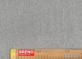Breno Metrážový koberec NOBLE 75 světle šedý, šíře 400 cm, Šedá