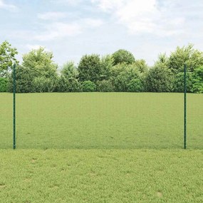 Svařovaná drátěná plotovina s tyčkami 50 x 1,2 m Zelená 3336520