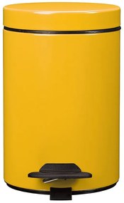 Rossignol SAS Pedálový odpadkový koš Rossignol Cyjeu 90016, 3 L, žlutá, RAL 1012