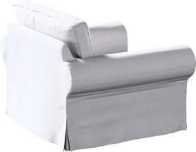 Potah na křeslo IKEA Ektorp barva šedá látka pletený vzor