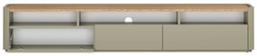 TV stolek Elivo 200 cm - eukalyptus / dub baltic dune