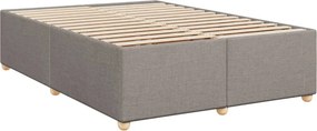 Box spring postel s matrací taupe 140x200 cm textil 3286721
