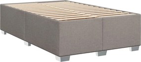 Box spring postel s matrací taupe 120x200 cm textil 3290466