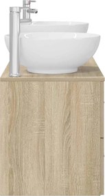 Sada koupelnového nábytku 3 ks Dub sonoma 49,5 x 44,5 x 65 cm 3405893