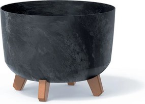 PRO Květináč GRACIA BETON EFFECT 29 cm antracit