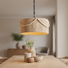 Toolight Toolight, stropní svítidlo 40cm, 1xE27, APP1741-1CP, přírodní hnědá, OSW-05123