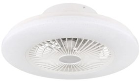 Globo 03628 - LED Stmívatelné stropní svítidlo s ventilátorem LED/30W/230V + DO