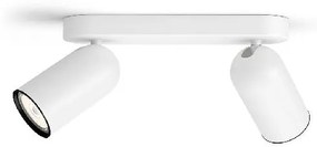 Philips myLiving - Dvoubodové svítidlo, GU10, bílá 915005530801