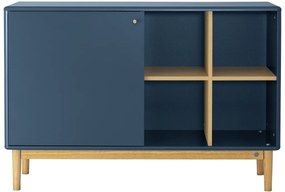 Modrá lakovaná komoda Tom Tailor Color Living 118 x 40 cm