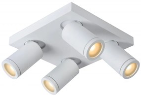 Lucide 09930/20/31 stropní svítidlo Taylor 4x5W | LED GU10 | 4x320lm | 2200K/3000K | IP44