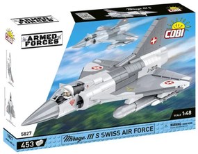 COBI 5827 Cold War Mirage III RS Swiss Air Force, 1:48, 453 kostek