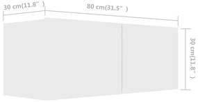 vidaXL Marketos 5dílný set TV skříněk bílý kompozitní dřevo