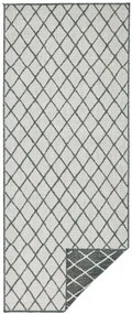 NORTHRUGS - Hanse Home koberce Kusový koberec Twin-Wendeteppiche 103117 grün creme – na ven i na doma - 80x250 cm