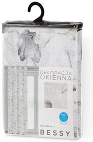 ZÁCLONA NA KROUŽCÍCH BESSY 140X250 CM VÍCEBAREVNÁ