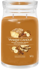 Yankee Candle – Signature svíčka Spiced Banana Bread (Banánový chlebíček s kořením) Velikost: střední 368 g