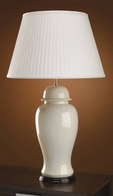 Stolní lampa Ivory Crackle Large