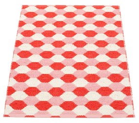 Vinylový koberec Pappelina DANA Coral Red/Piglet/Vanilla velikost: 70x100cm