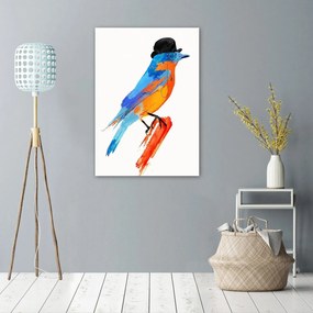 Gario Obraz na plátně Barevný pták v klobouku - Robert Farkas Rozměry: 40 x 60 cm