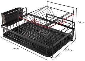 Verk Group Dvoupatrový odkapávač s vaničkou