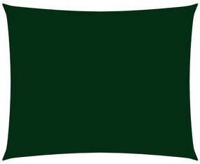 vidaXL Stínící plachta oxfordská látka obdélníková 4x5 m tmavě zelená