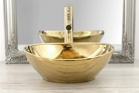 Rea TESS - Vysoká umyvadlová baterie, Zlatá, REA-B8803