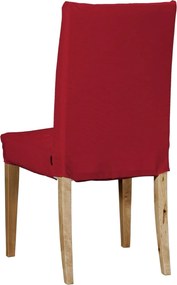 Potah na židli IKEA  Henriksdal, krátký barva červená látka pletený vzor