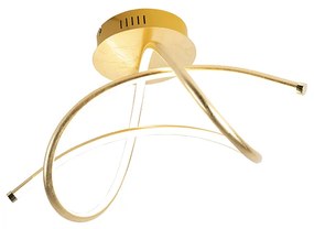Designové stropní svítidlo zlaté včetně LED - Viola