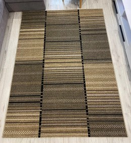 HU Moderní koberec Lagos 429-Beige v béžovo-hnědé barvě Rozměr: 60x100 cm