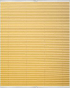 Lichtblick Plissee Klemmfix, bez vrtání, napnuté, od 45 x 130 cm (žlutá, 50 x 130 cm)