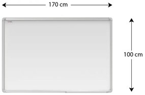 Magnetická tabule 170 x 100 cm ALLboards CERAMIC CER1710